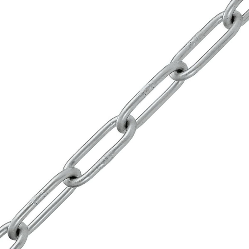 Rundstahlkette langgliedrig verzinkt 3mm DIN5685-C, 25,82