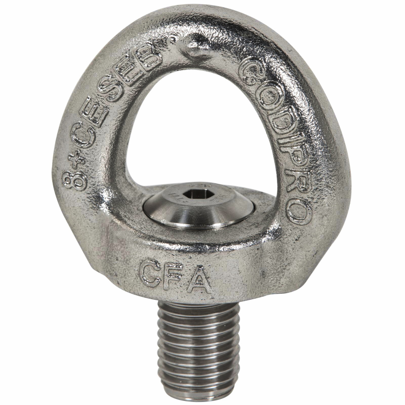 Rostfreie Wirbel-Ringschraube SS.SEB M16 SWL 1,2t (SF 4:1), 208,25